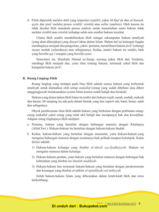 Bab 1 konsep fikih dan ibadah dalam islam | PDF