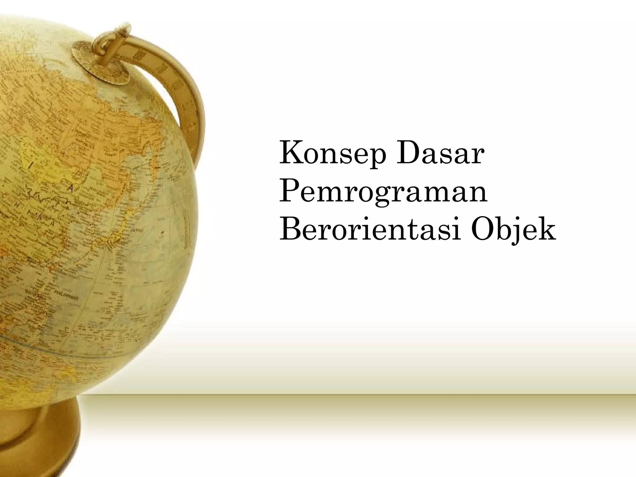 Bab 1 konsep oop | PPT