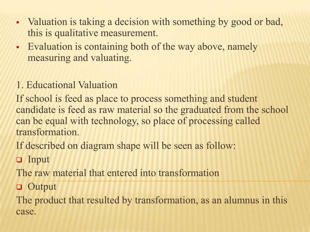 Chapter I Basic Principles of Evaluational Education | PPT