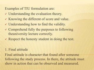 Chapter I Basic Principles of Evaluational Education | PPT