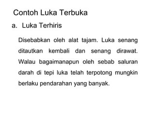 BAB 1 LUKA DAN PENDARAHAN DALAM PERTOLONGAN CEMAS | PPT