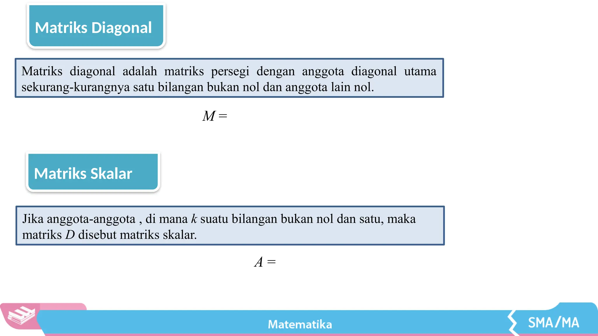 Materi Matriks Kelas 11 kurikulum merdeka | PPTX