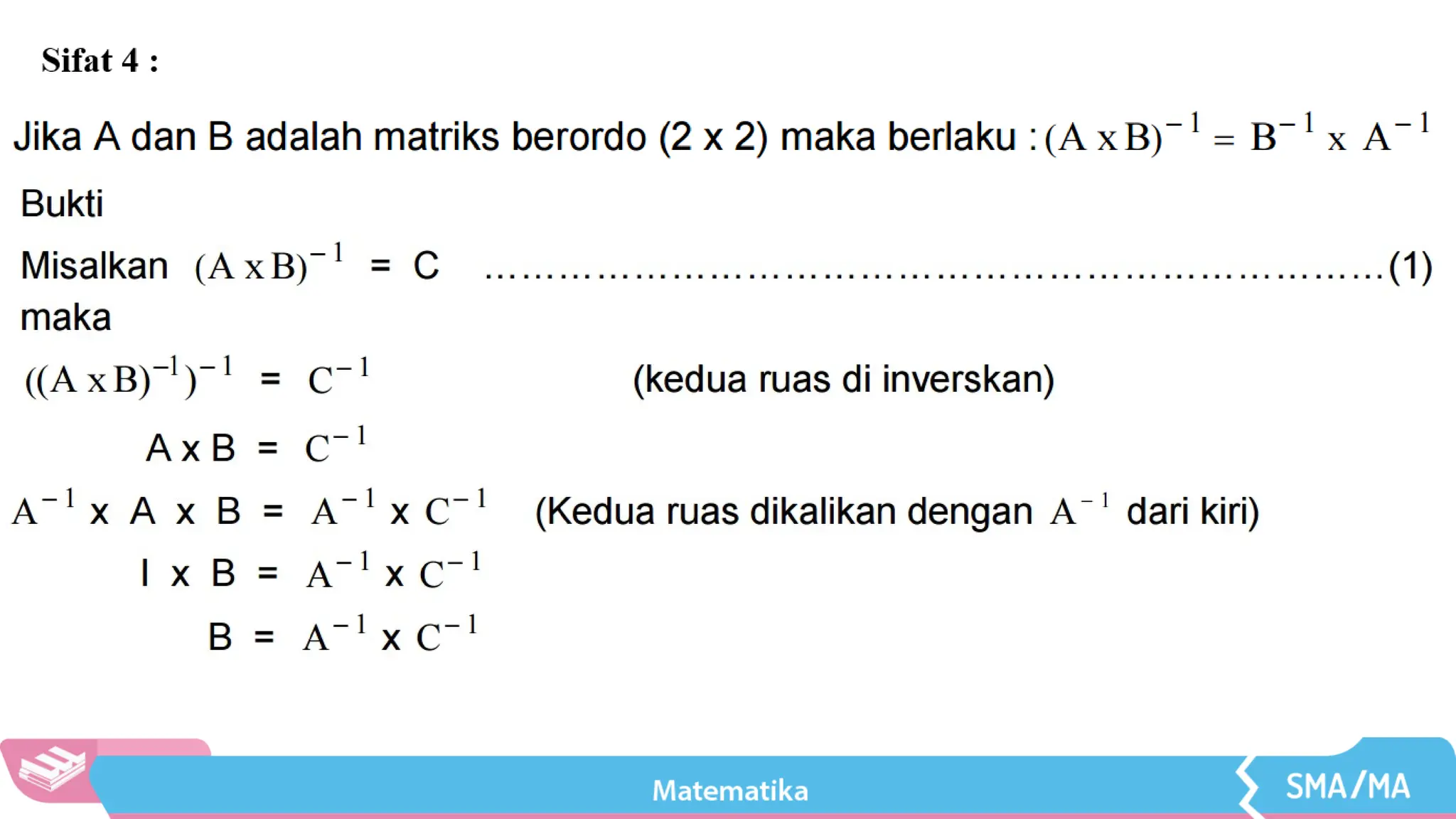 Materi Matriks Kelas 11 kurikulum merdeka | PPTX