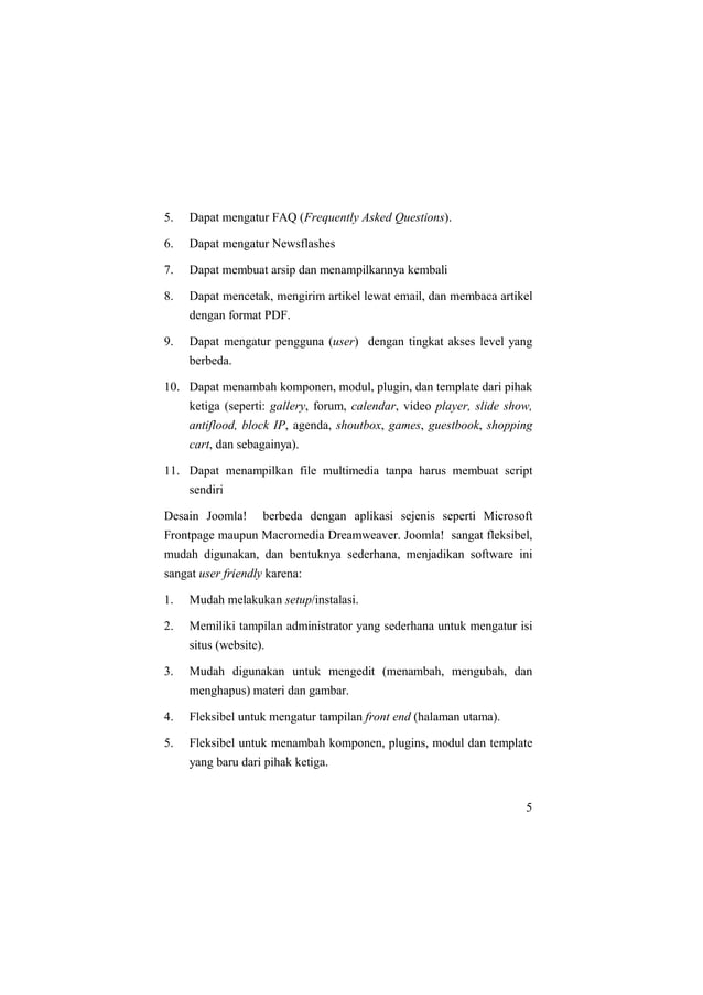 Bab1 mengenal joomla | PDF