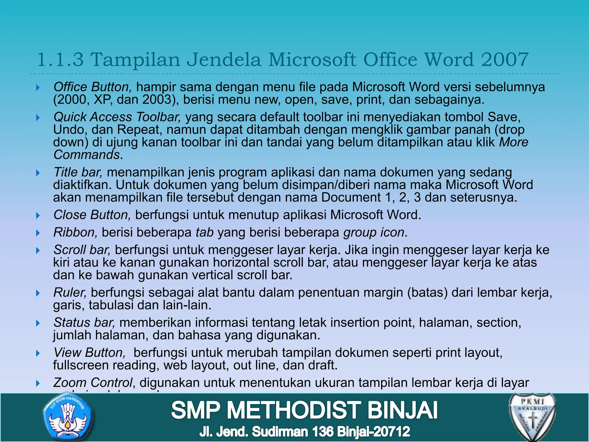 Bab 1 Mengenal Microsoft Office Word 2007.pptx