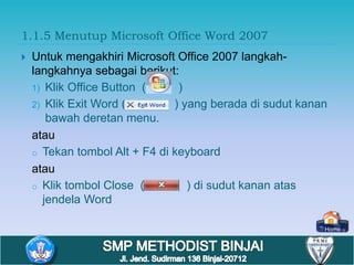 Bab 1 Mengenal Microsoft Office Word 2007.pptx
