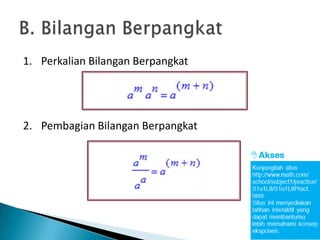 Bab 1 operasi bilangan real | PPTX