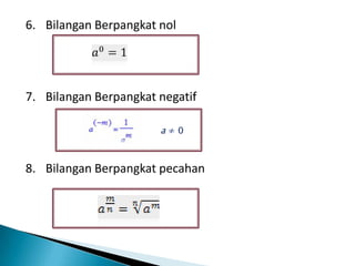 Bab 1 operasi bilangan real | PPTX