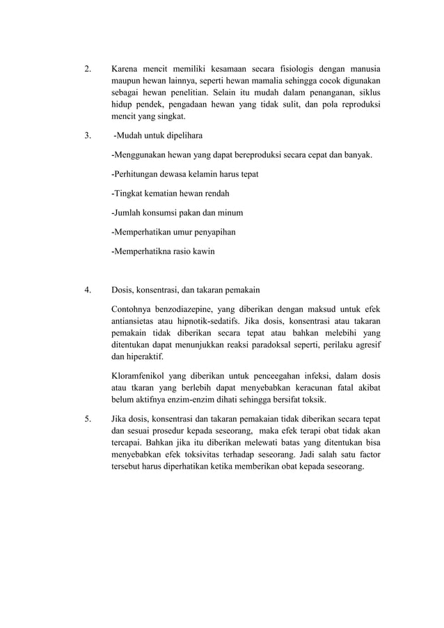 laporan praktikum farmakologi I PENDAHULUAN | DOCX