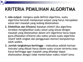 Bab 1 pengantar logika algoritma | PPTX