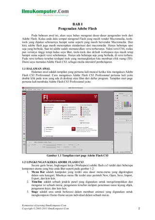 Bab 1 pengenalan-adobe-flash | PDF