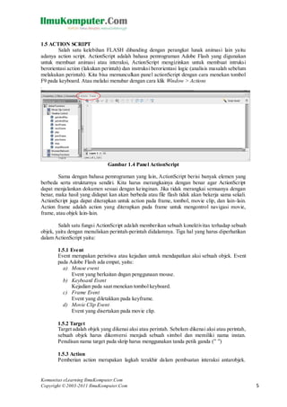 Bab 1 pengenalan-adobe-flash | PDF