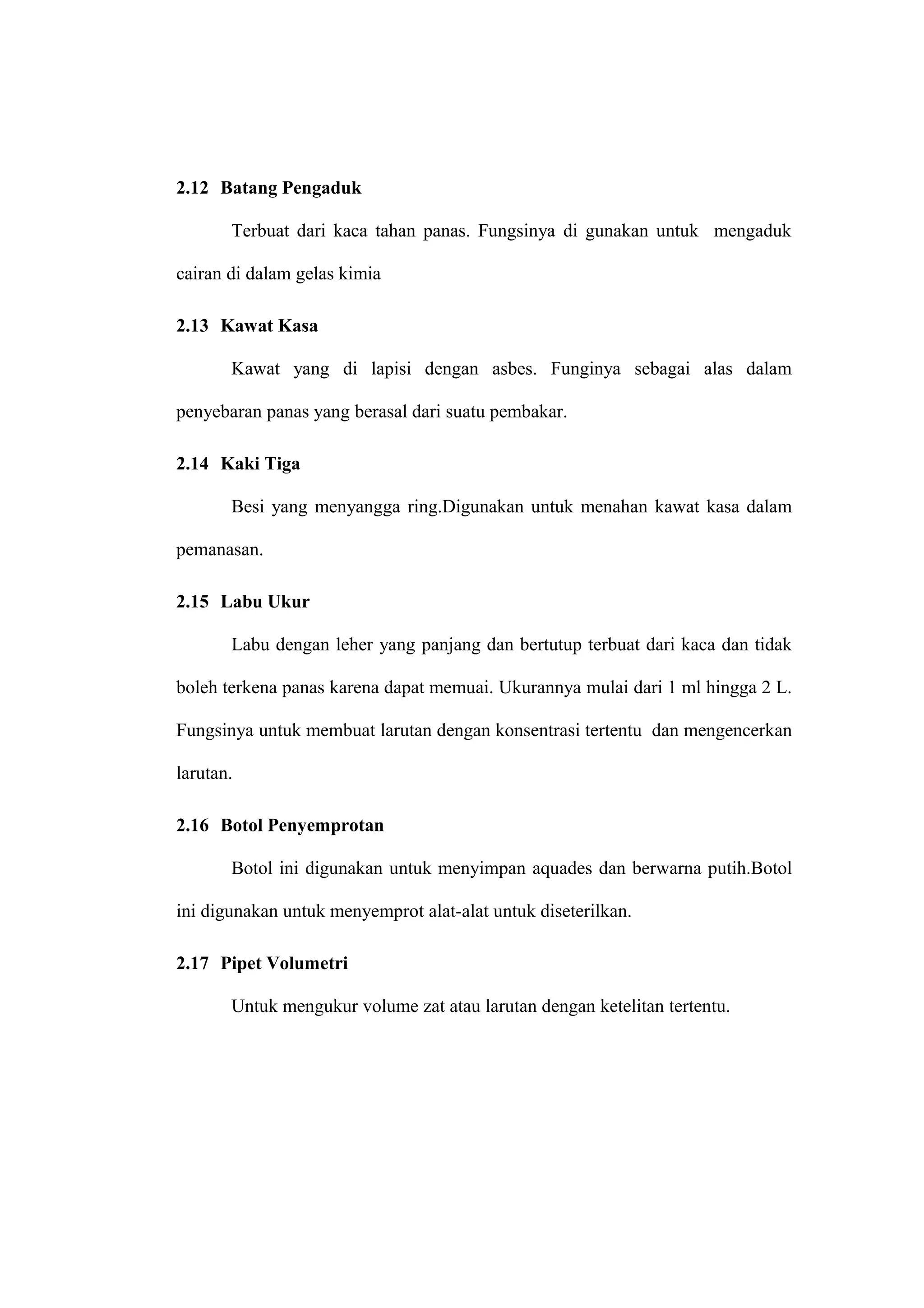 Bab 1 pengenalan alat di laboratorium | DOC