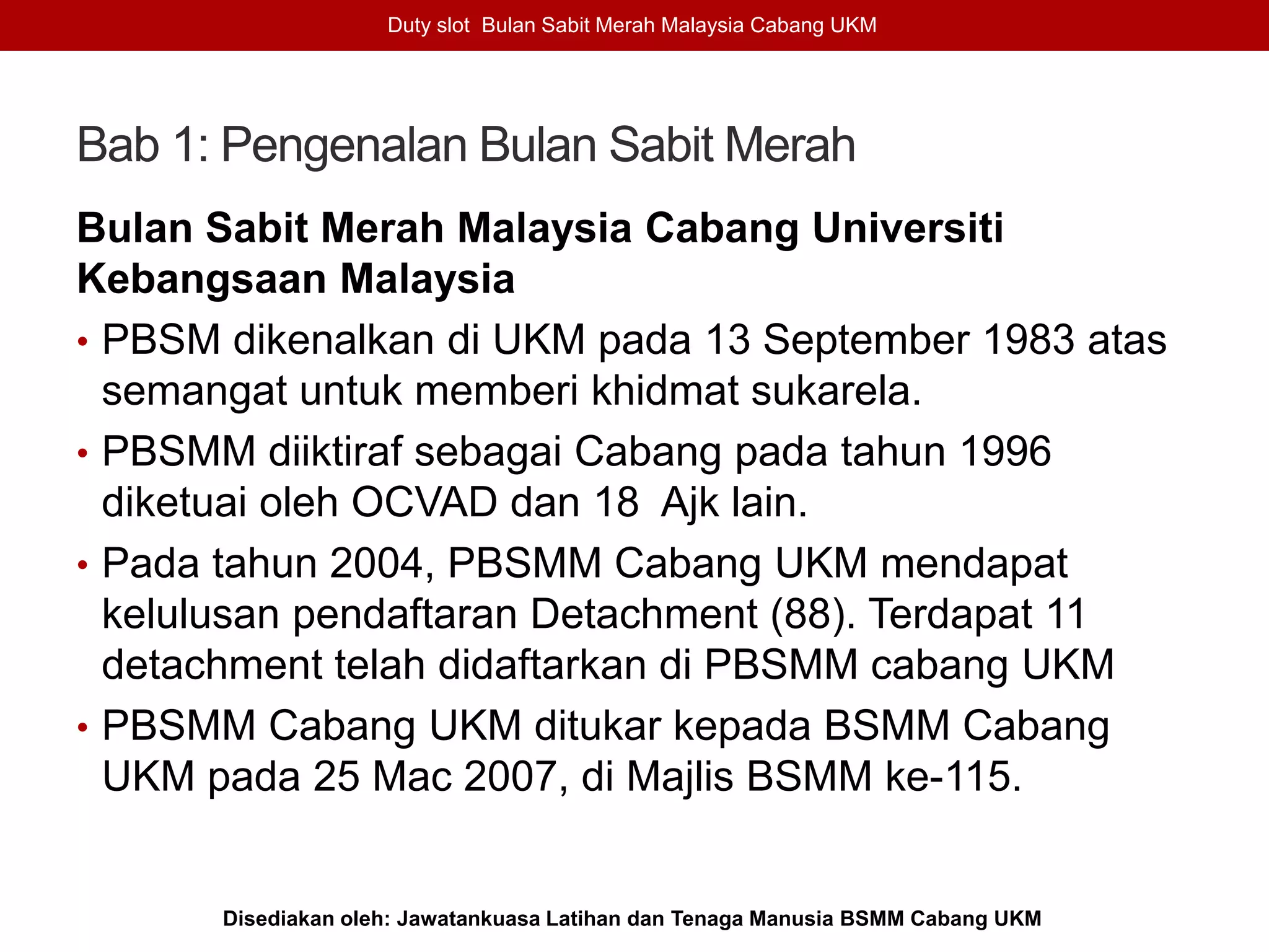 Bab 1 pengenalan bulan sabit merah | PPTX