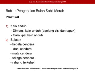 Bab 1 pengenalan bulan sabit merah | PPTX