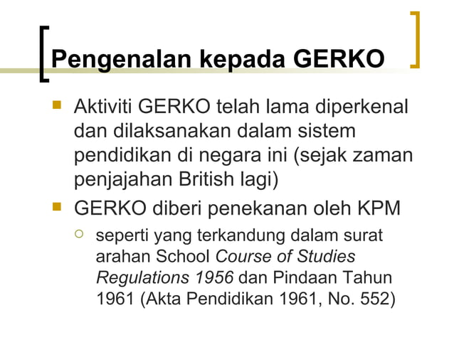 Bab 1 Pengenalan Kepada Gerko | PPT