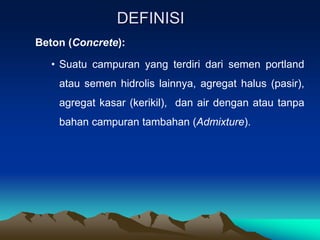 BAB 1 (Pengetahuan Beton).ppt