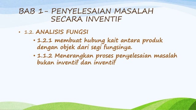 Bab 1 Penyelesaian Masalah Secara Inventif -RBT T2 | PPTX