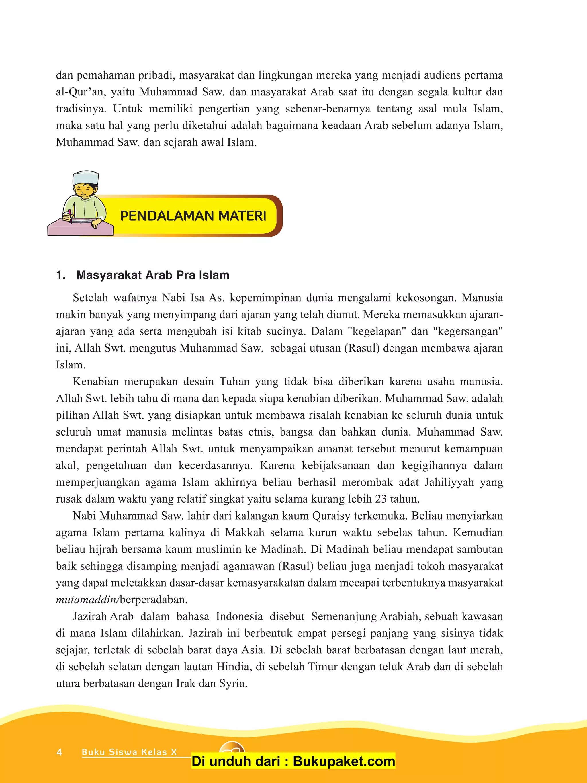 Bab 1 peradaban bangsa arab sebelum kedatangan islam | PDF