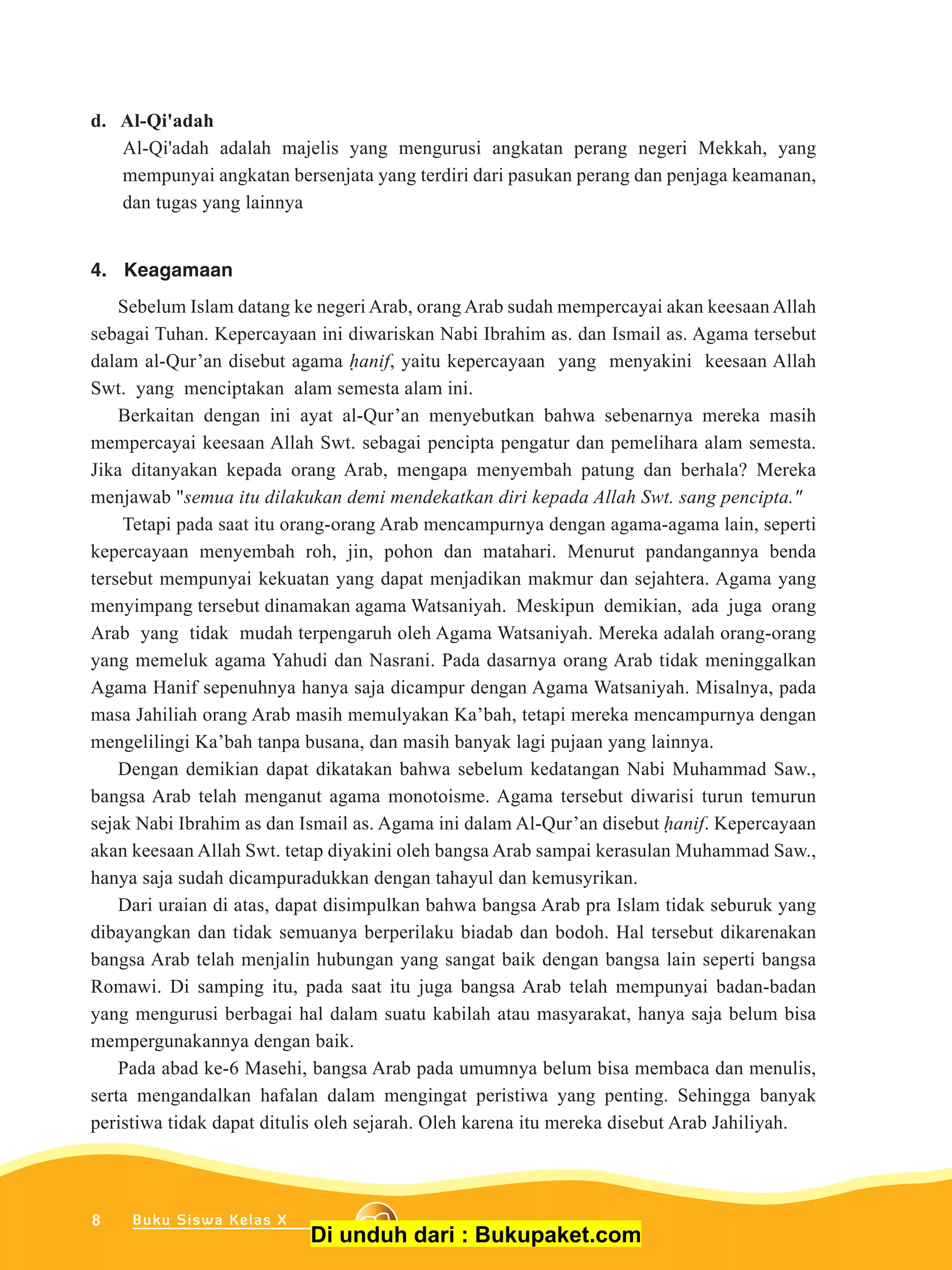 Bab 1 peradaban bangsa arab sebelum kedatangan islam | PDF