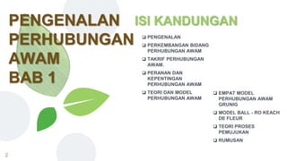Bab 1 perhubungan awam | PPTX