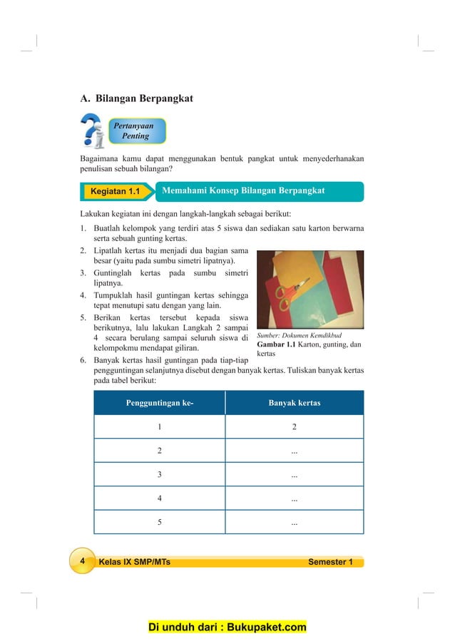 Bab 1 perpangkatan dan bentuk akar | PDF