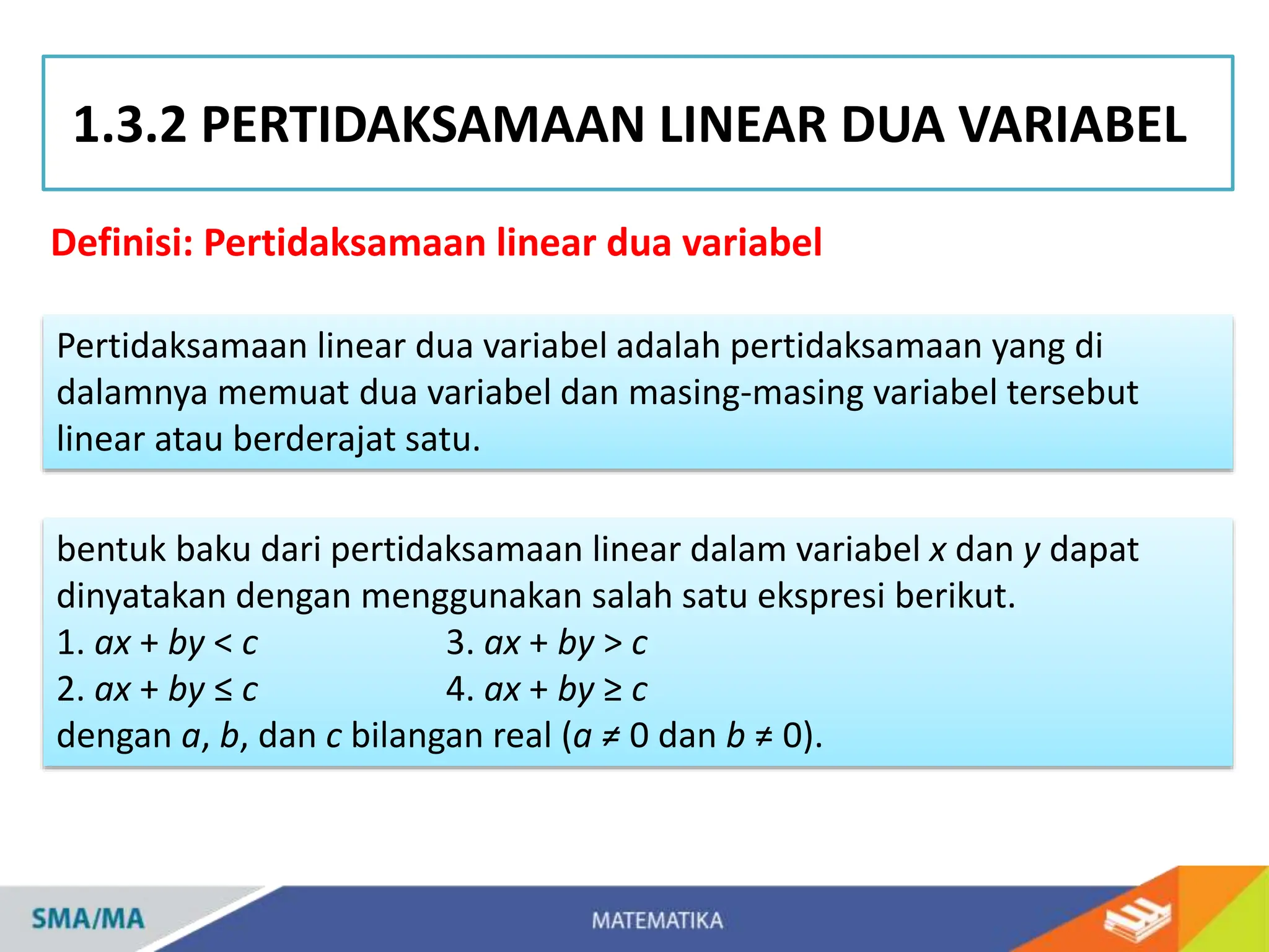Bab 1 Persamaan dan Pertidaksamaan Linear.ppt