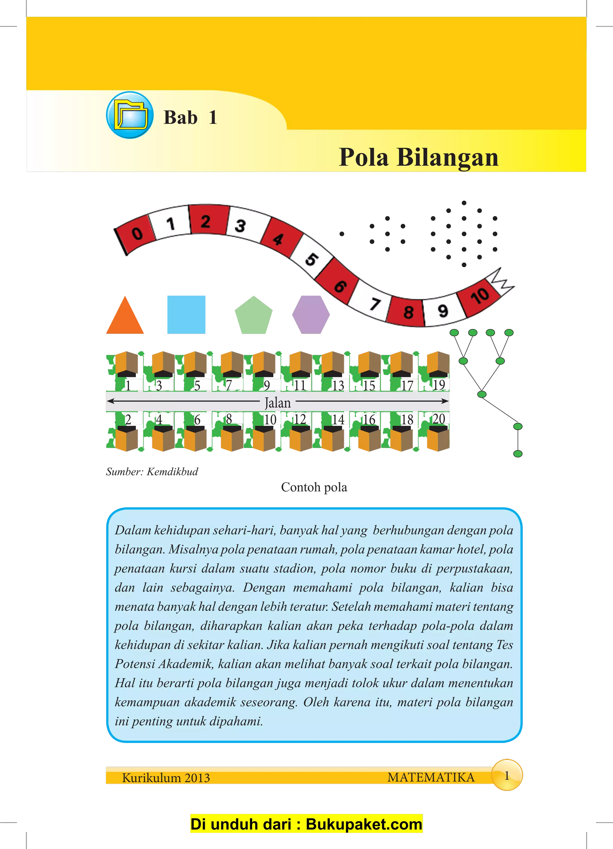 Bab 1 pola bilangan | PDF