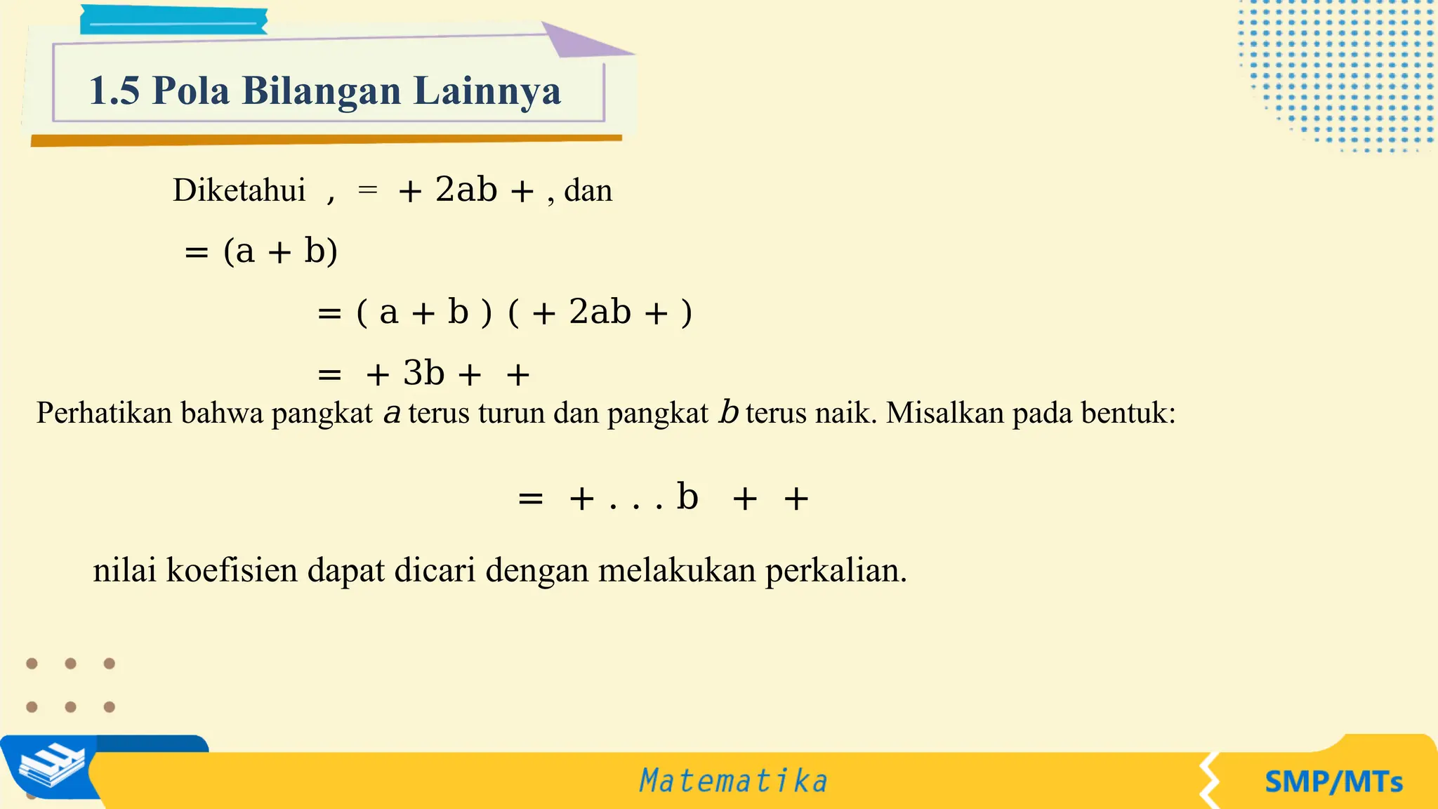 BAB 1 Pola Bilangan kelas 8 semester 1.pptx