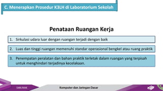 Penjelasan tentang Prinsip K3LH di dunia SMK | PPTX