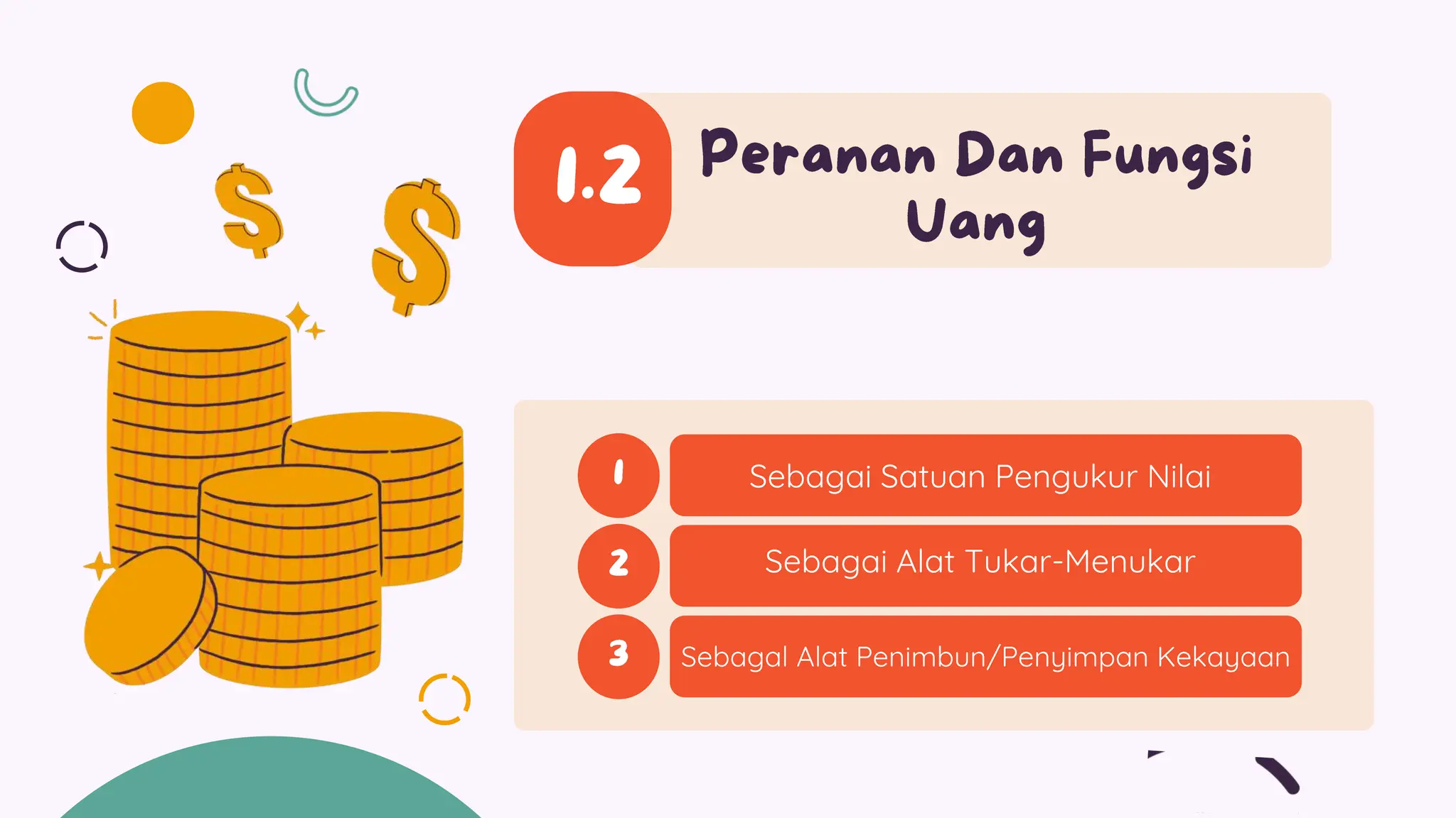 BAB 1 Ruang Lingkup Uang, peranan dan fungsi uang, .pptx BAB 1 Ruang Lingkup Uang, peranan dan fungsi uang, .pptx