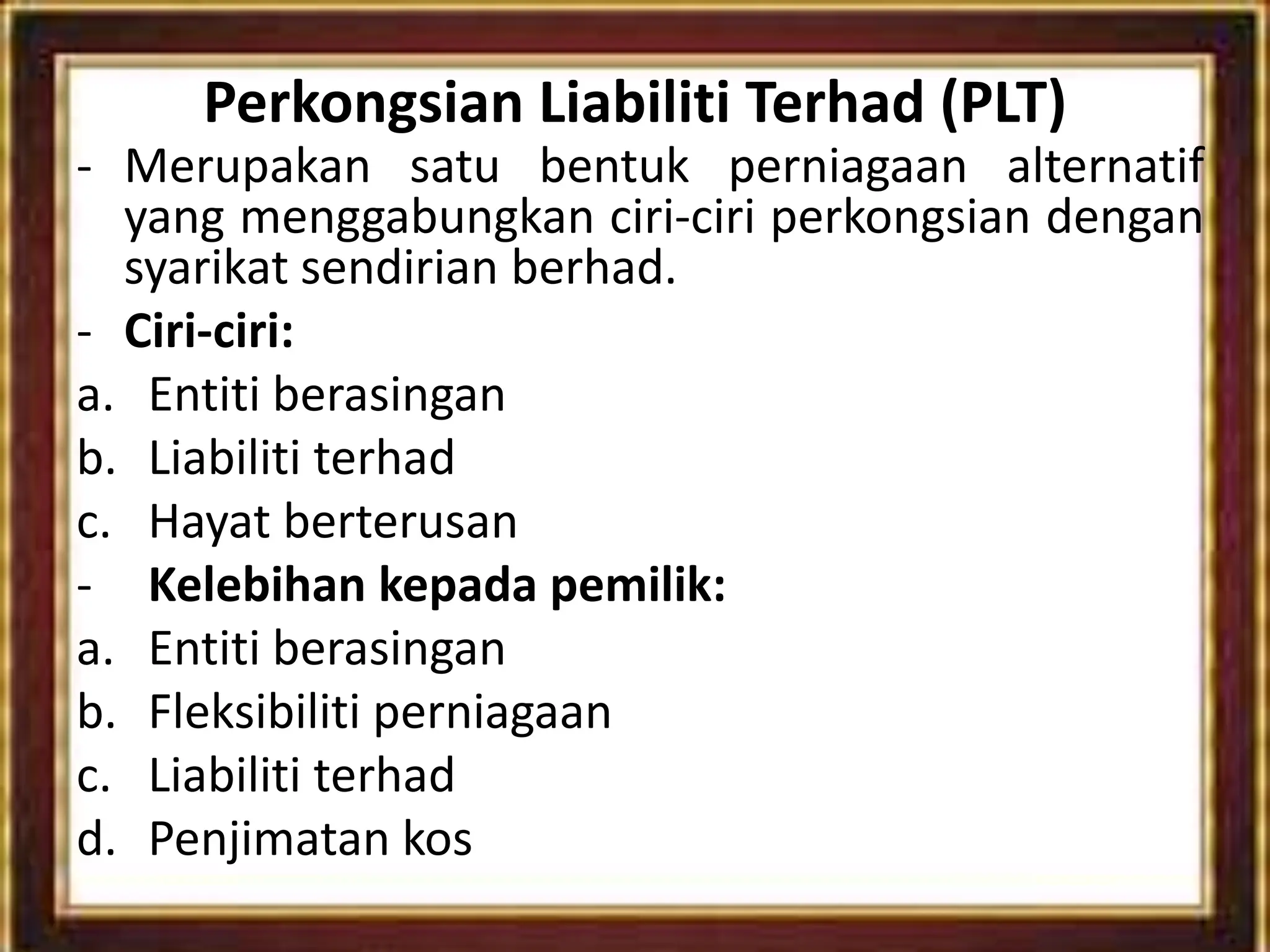 Bab 1 : Tujuan Perniagaan dan pemilikan perniagaan | PPTX