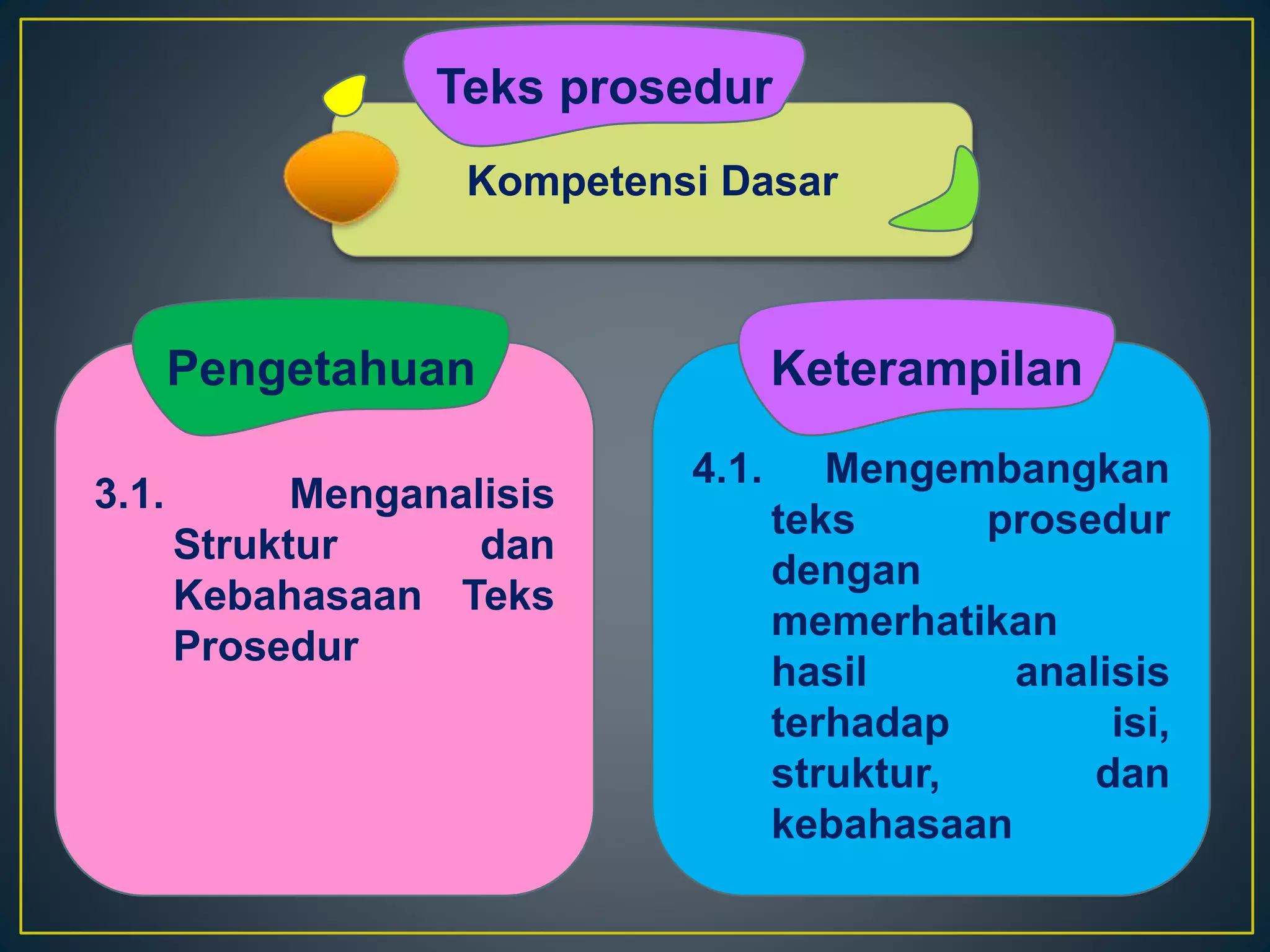 Bab 1 teks prosedur part2 | PPTX