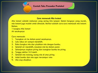 TEKS PROSEDUR | PDF
