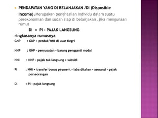 Bab 1 tentang konsep pendapatan nasional | PPT