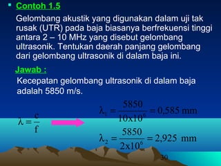 Bab 1 teori gelombang | PPT