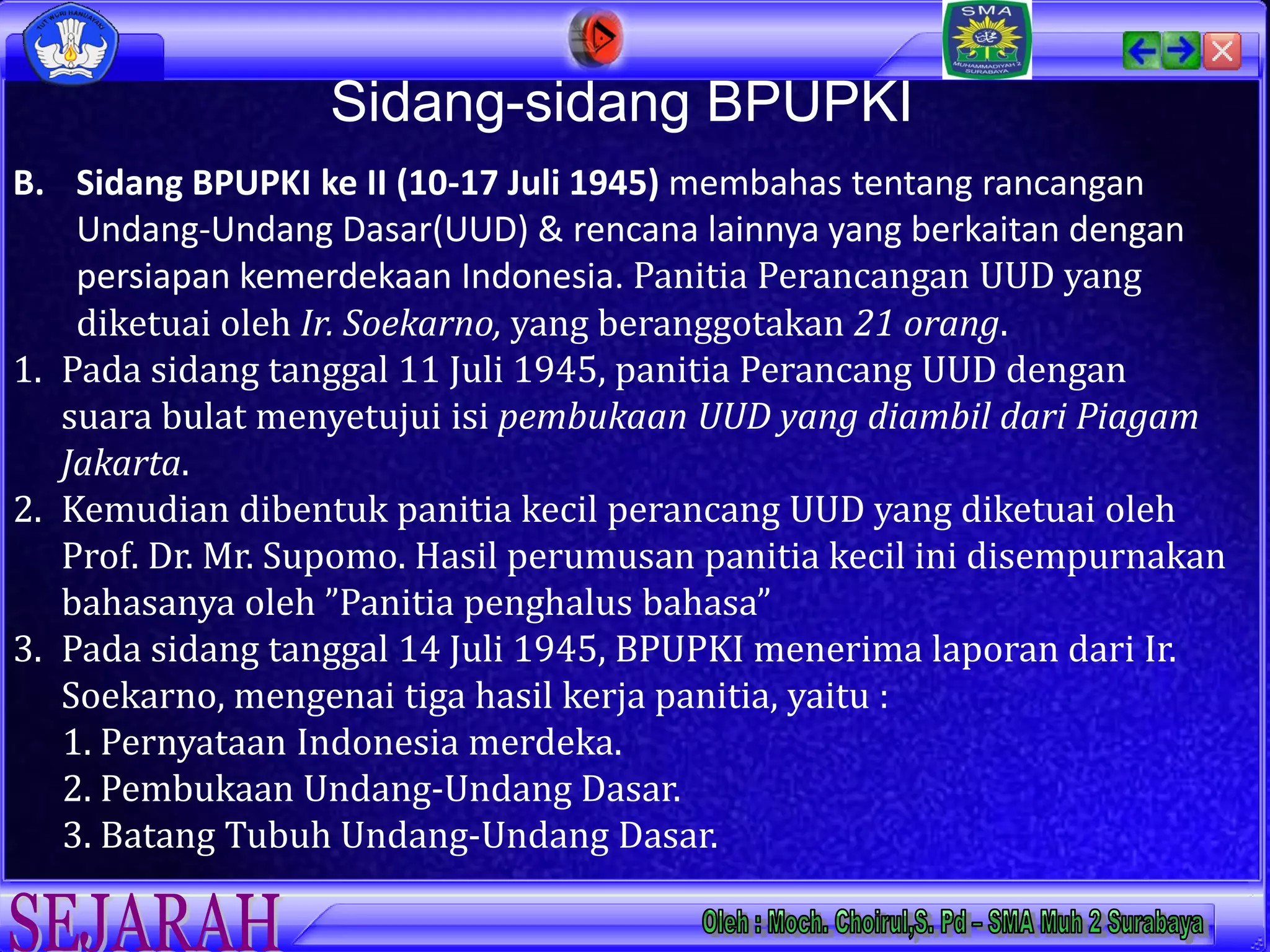 Bab 1 Terbentuknya BPUPKI&PPKI | PDF