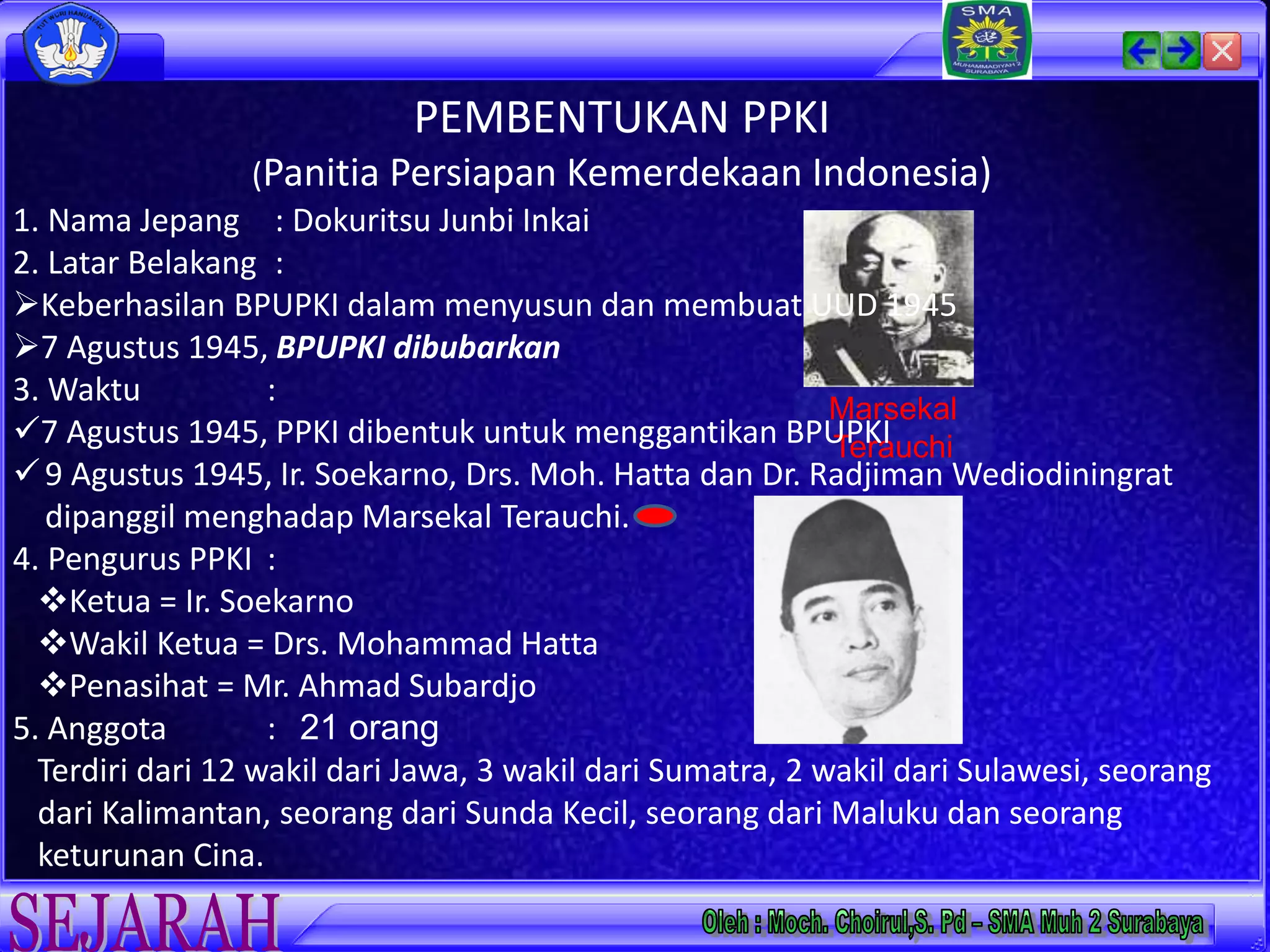 Bab 1 Terbentuknya BPUPKI&PPKI | PDF