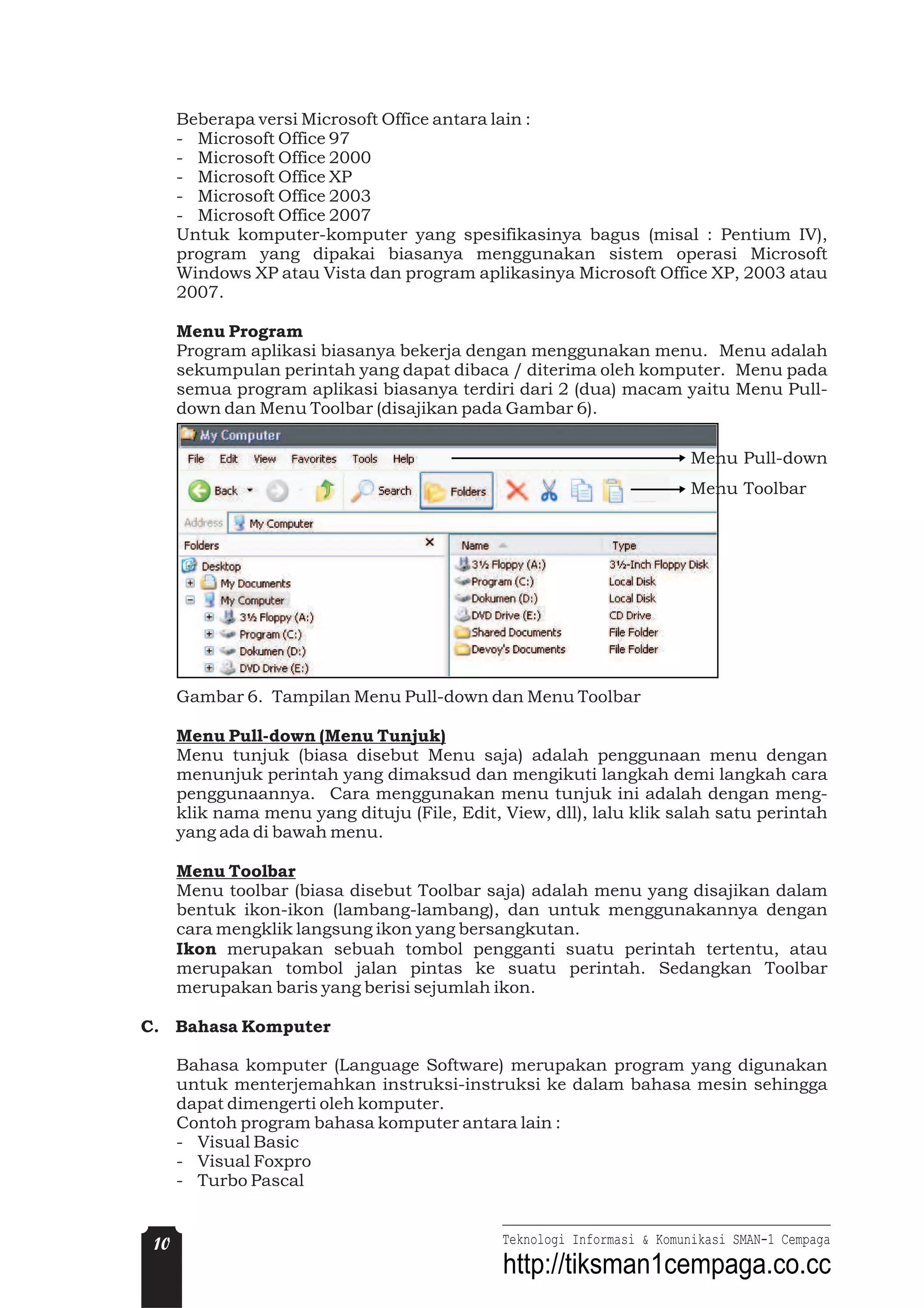 Bab 1 tik kelasx ada materi | PDF