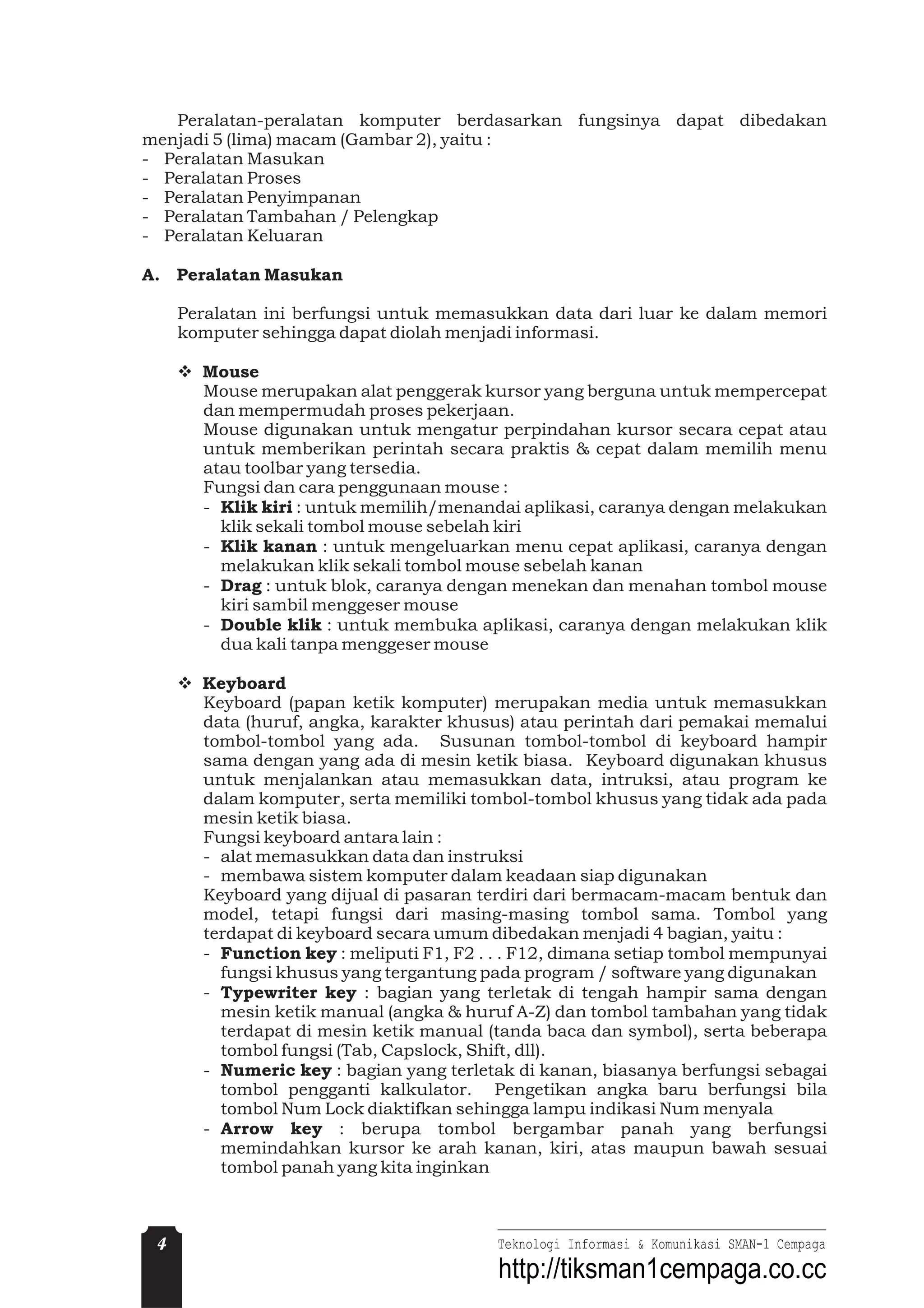 Bab 1 tik kelasx ada materi | PDF