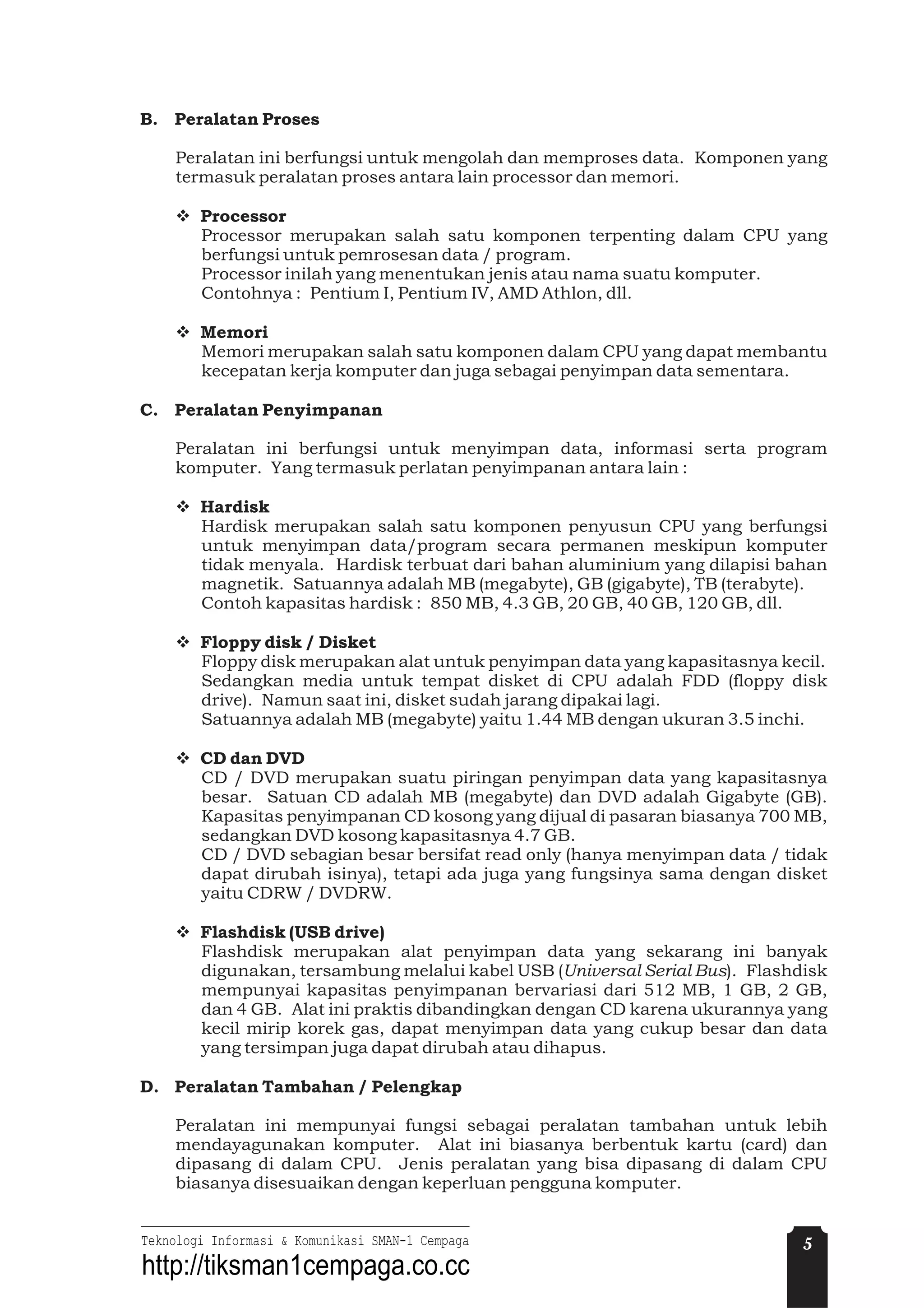 Bab 1 tik kelasx ada materi | PDF