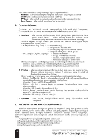 Bab 1 tik kelasx ada materi | PDF