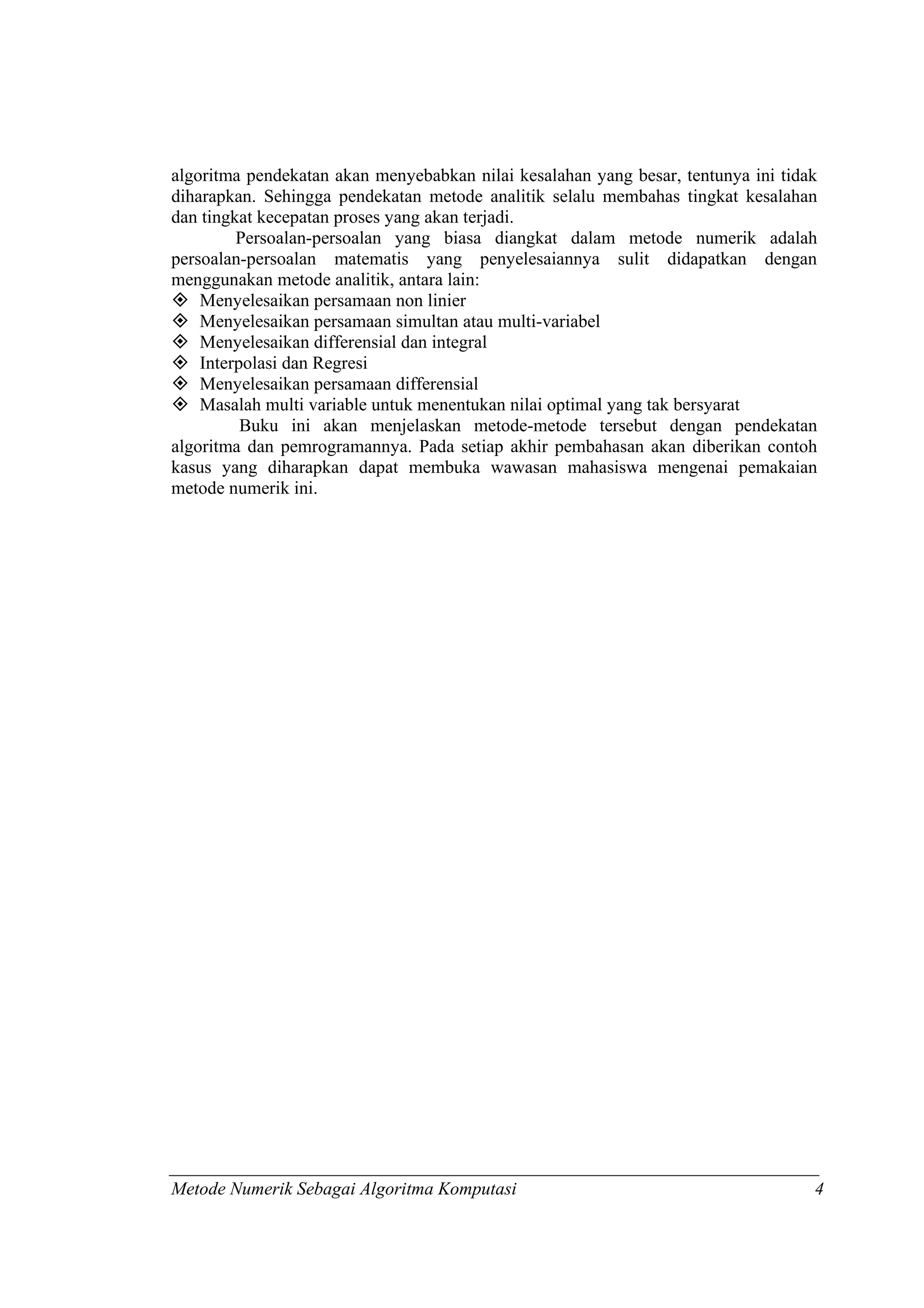 Bab1 mata kuliah metode numerik | PDF