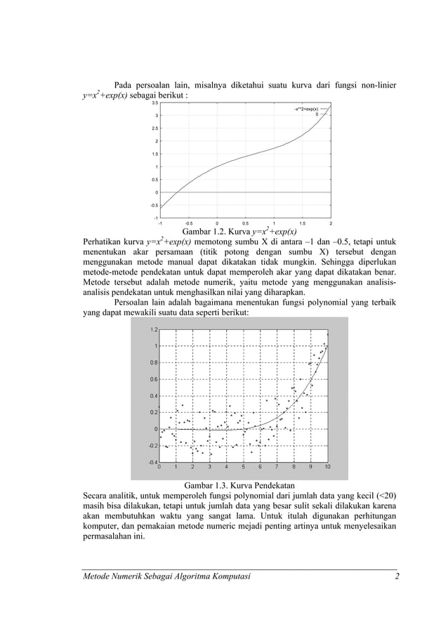 Bab1 mata kuliah metode numerik | PDF