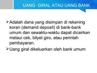 uang dan lembaga keuangan | PPT