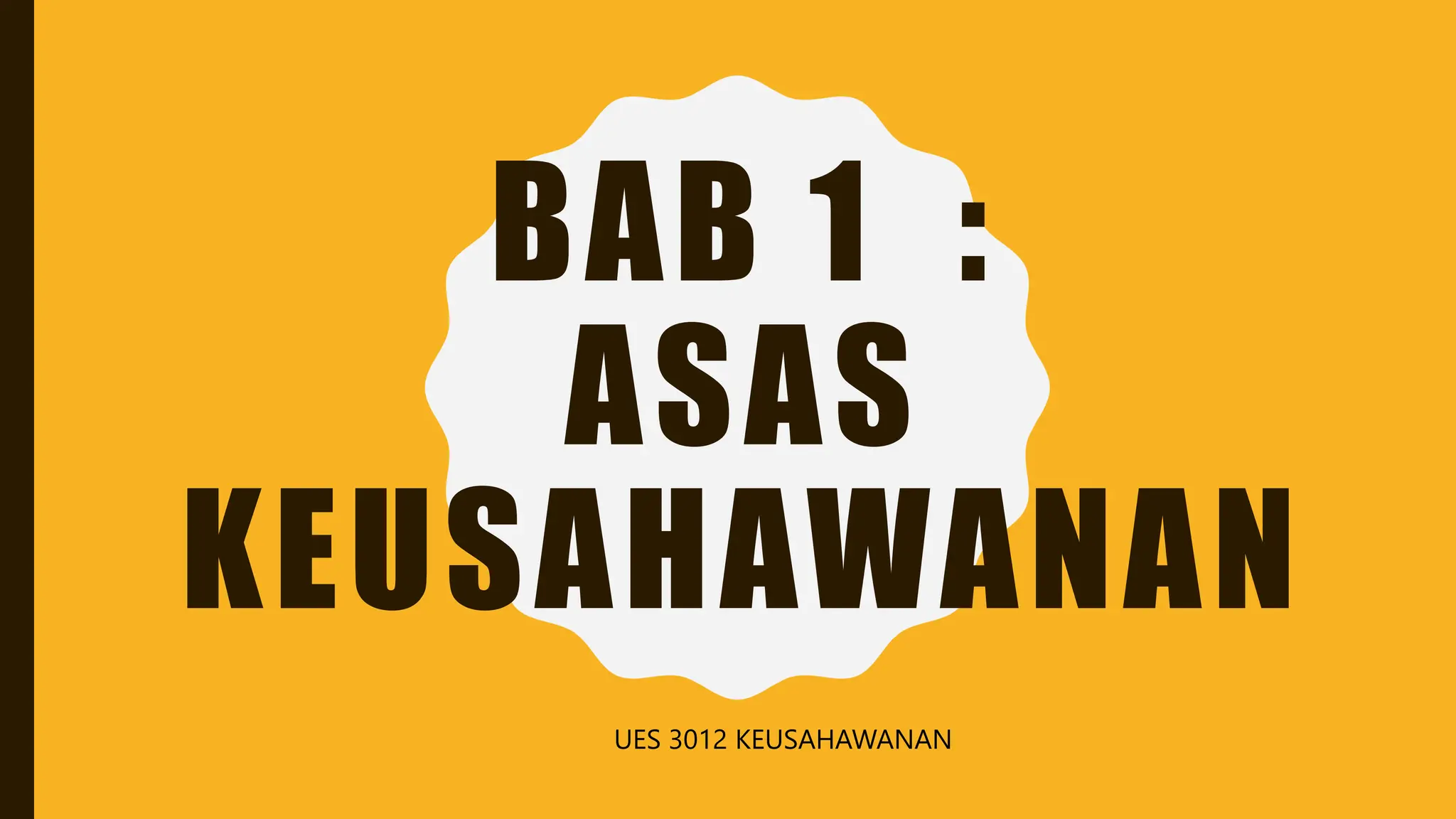 BAB satu keusahawanan kolaj vokasional p | PPT