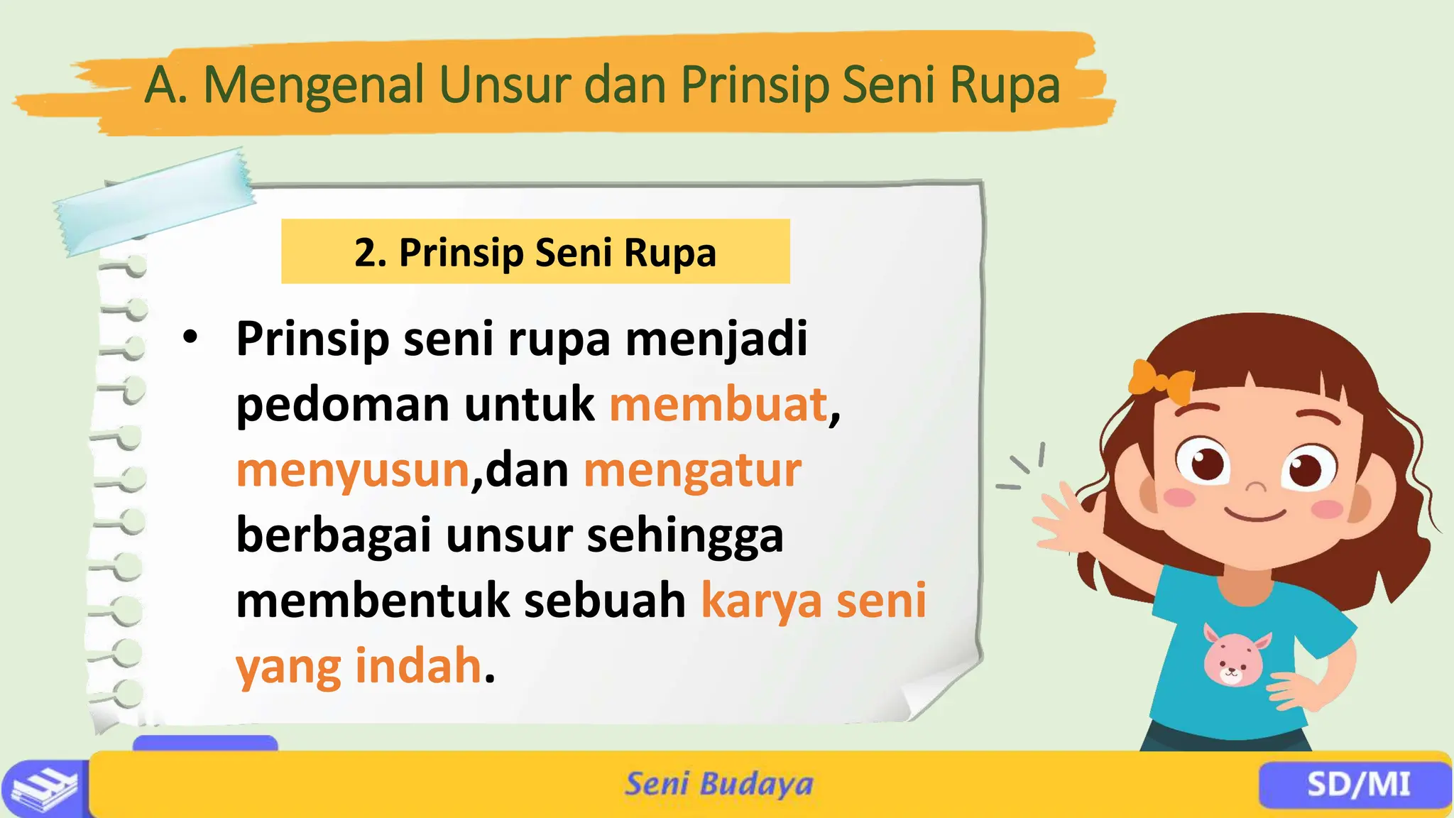 Bab I Unsur dan Prinsip Seni Rupa sdpptx | PPTX