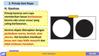 Bab I Unsur dan Prinsip Seni Rupa sdpptx | PPTX