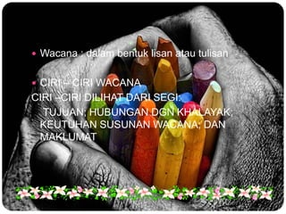 STPM BAHASA MELAYU P3 BAB1 : WACANA | PPTX