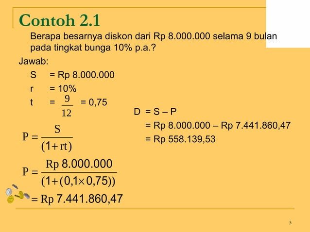 matematika keuangan tingkat diskon dan diskon tunai | PPT